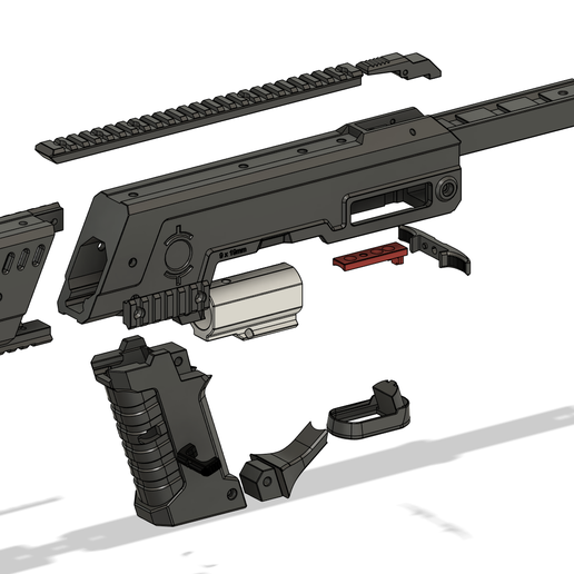 🔫 SMG Kit for AAP-01・ STL File for 3D printing・Cults