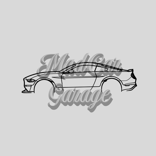 🚙 Ford Mustang GT (S550)・ 3MF File for 3D printing・Cults