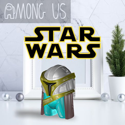 STL file AMONG US - MANDALORIAN 🎨 ・3D printable model to download・Cults