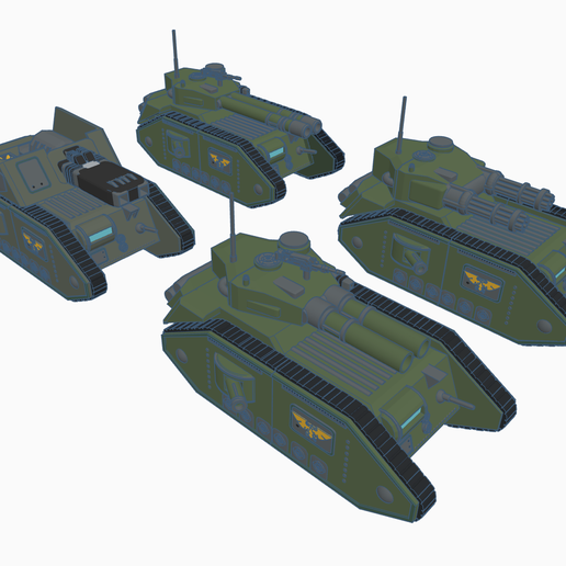 🔨 Wargame battletech heavy tanks pack・ STL File for 3D printing・Cults