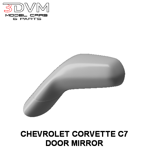 🚪 CORVETTE C7 DOOR MIRROR・ STL File for 3D printing・Cults