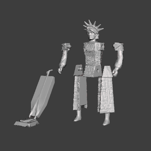 ⭐ SPACEBALLS MEGA MAID 3.75 KENNER STYLE HINGED .STL .OBJ・ STL File for ...