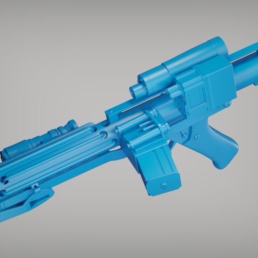 🫡 E-11 BLASTER FROM ROGUE ONE 1:1 Scale・ STL File for 3D printing・Cults