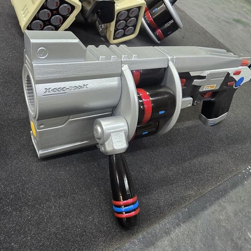🔫 Zenless zone zero Zhu Yuan Gun Complete Set (Full Burst) for 3dprint ...