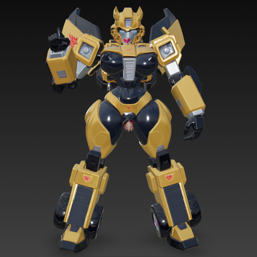 🫦 BumbleBelle – Sexy Female Bumblebee Reimagined・ STL File for 3D ...