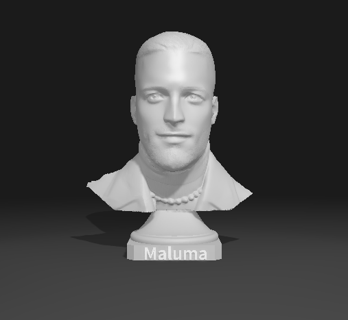 👤 Maluma - Premium Statue・ STL File for 3D printing・Cults