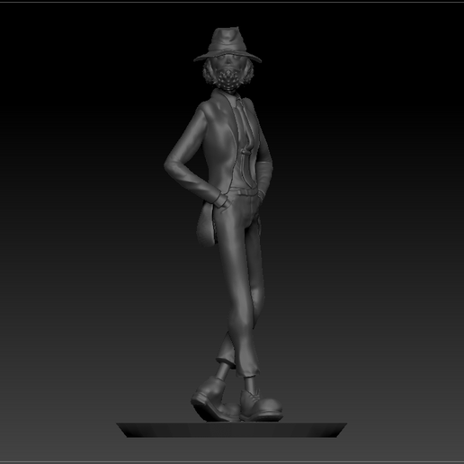 OBJ file Jigen Daisuke 👾 ・Model to download and 3D print・Cults