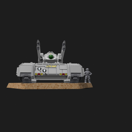 🪖 Battletechnology Partisan AA Tank・ STL File for ・Cults