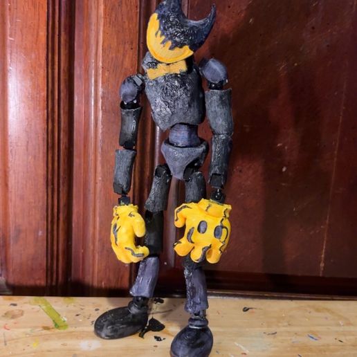 🎨 Bendy/Ink demon action figure, 1/12 scaled (NO JOINTS INCLUED)・ STL ...
