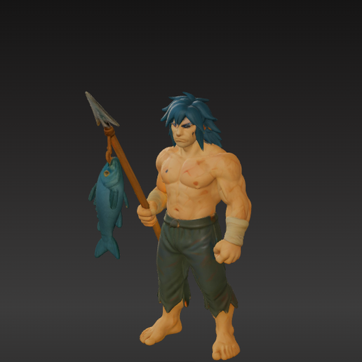 🐠 The Fisherman・ STL File for 3D printing・Cults