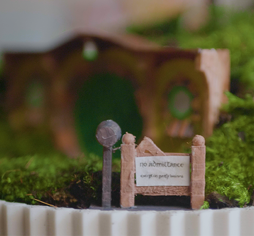 🪴 Lord of the Rings - Hobbiton Bonsai Terrarium Pot・Free 3MF File for ...