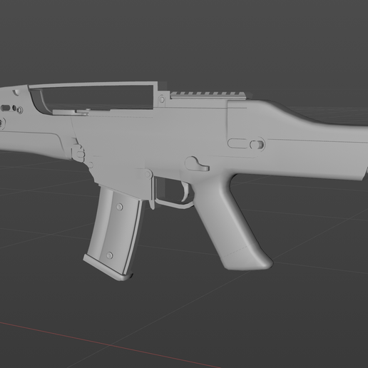 OBJ file German HK XM8 rifle digital model material 🗺️ ・3D print design ...