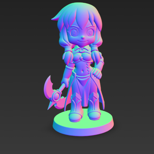 🧙 Mage Chibi Ragnarok Online・ STL File for 3D printing・Cults
