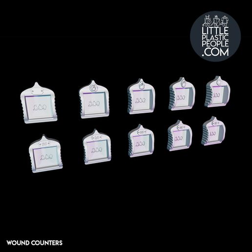 ♟ Wound Counter・ 3D File for 3D printing・Cults