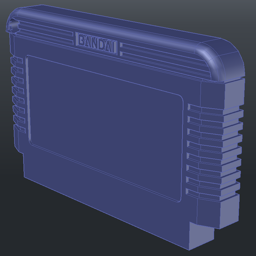 STL file Famicom Nintendo Cartridge Keychain 🗝️ ・3D print design to ...
