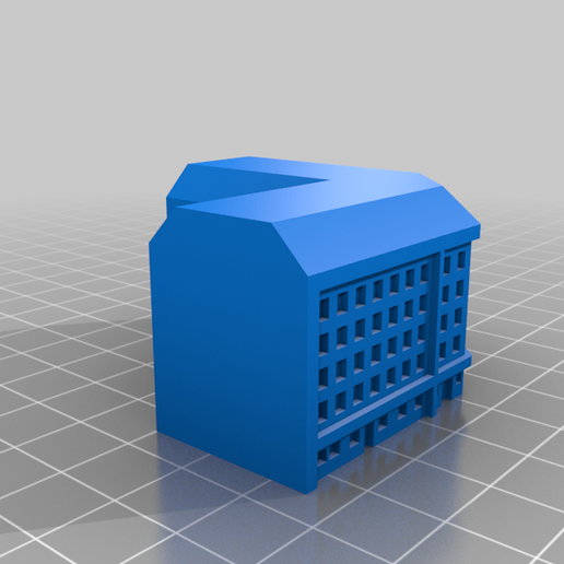 🏙️ City Block Buildings 1/600・Free 3D File for ・Cults