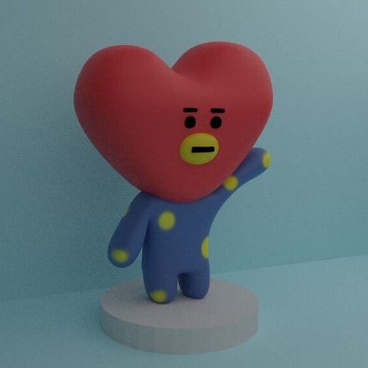 STL file Tata plush mascot - BTS 🚐 ・3D printer model to download・Cults