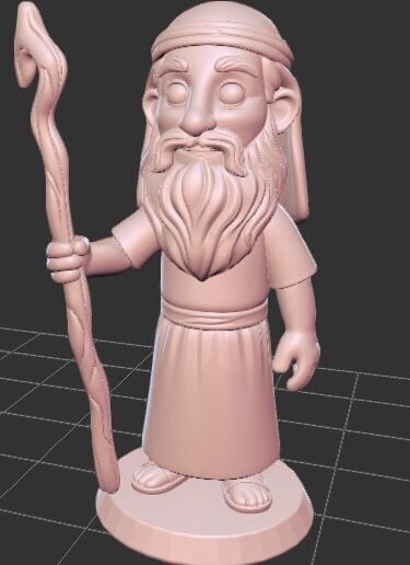 👾 Moses Figure・Free STL File for 3D printing・Cults
