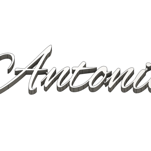 STL file Antonio Name 🗿 ・3D printable model to download・Cults