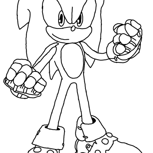 prism sonic coloring pages