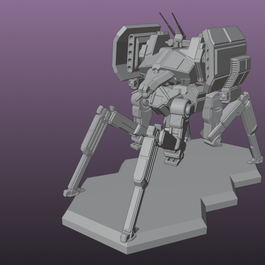 🧸 Revenant Battlemech・Free 3D File for ・Cults
