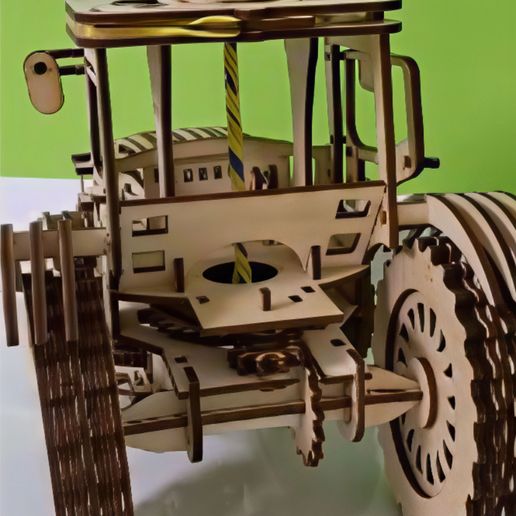 🚜 tractor・ DXF File for CNC machining - Laser cutting・Cults