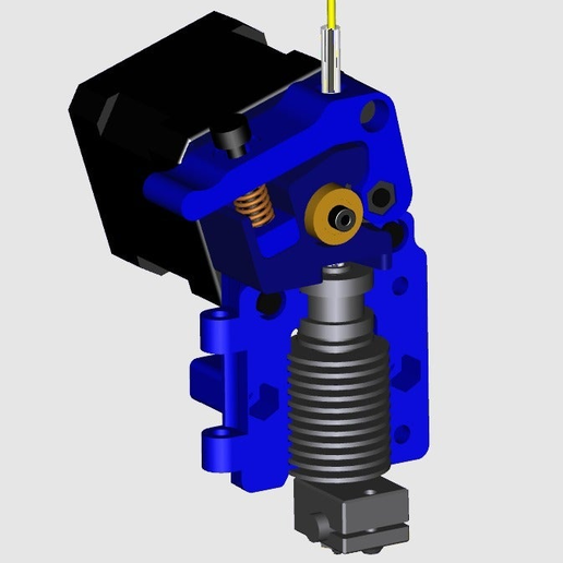 Free STL file E3D V6 Hotend direct drive extruder 🔧 ・3D printable model ...