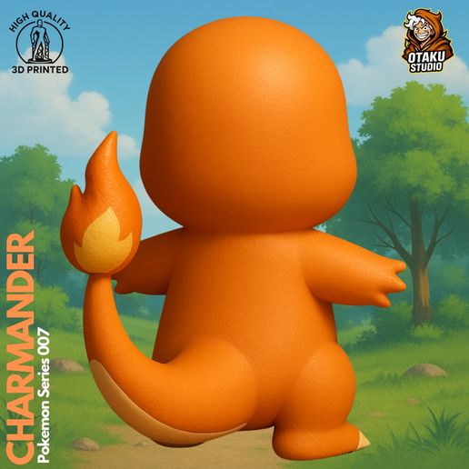 🐉 CHARMANDER - POKEMON FAN ART 3D MODEL・Free STL File for 3D printing・Cults