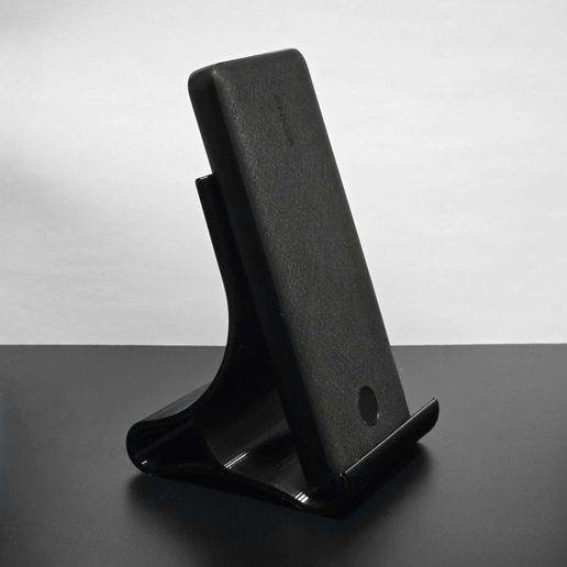 STL file Curved Phone Stand 📞 ・3D printing model to download・Cults