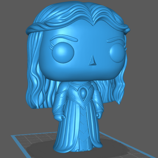 🧙‍♂️ Lord of the Rings - Galadriel 3D Chibi Figure・ STL File for 3D ...