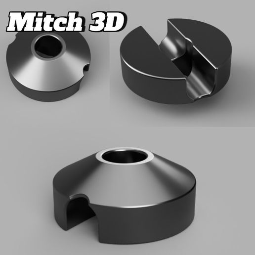 🛠️ Conector de infusión de resina de 9 mm a 2x 8 mm・Archivo 3MF para ...