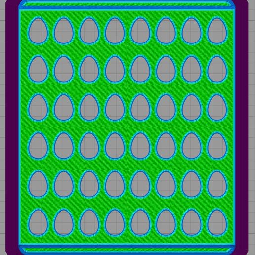 STL file Egg Sprinkle Sheet 🥚 ・3D printing template to download・Cults