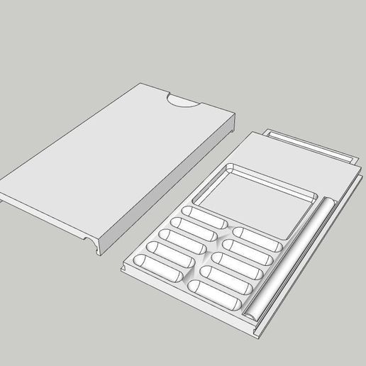 📦 Royal Box / Snuff Set・ STL File for 3D printing・Cults