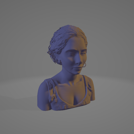 ♀️ Stylized Female Bust・ STL File for 3D printing・Cults