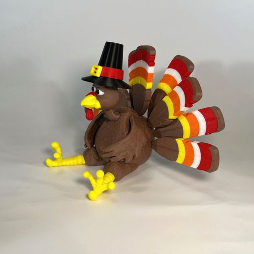 🦃 Thanksgiving Turkey STL – Festive 3D Printable Decoration – Smaller ...