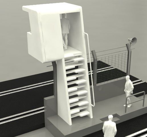 🏎️ Slotcar race control tower 1:32・Free 3D File for ・Cults