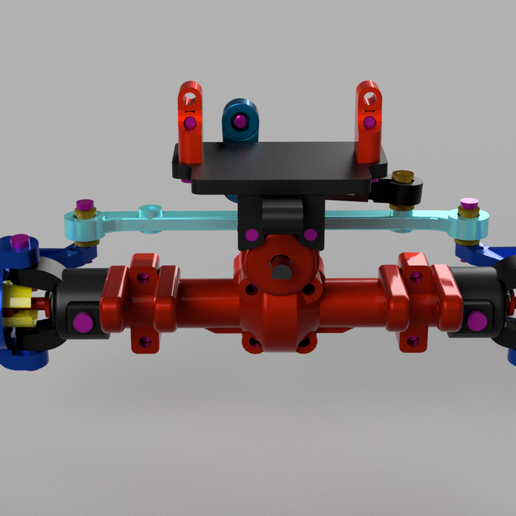 STL file FRONT DIFFERENTIAL AXLE 1:18 🧸 ・3D print design to download・Cults