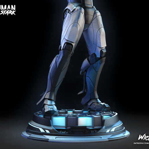 👨 Wicked Marvel Iron Man 2023 Sculpture: Tested and ready for 3d ...