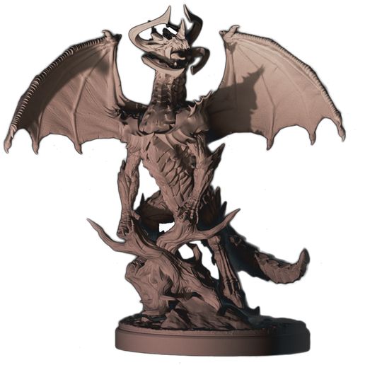 🐉 cursed elder dragon miniature for Dungeons and dragons ded・ STL File ...