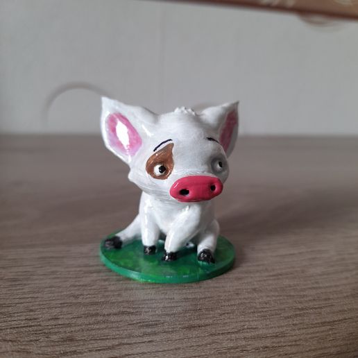 3D printer Cochon Pua assis - Vaiana • made with Ender 3v2・Cults