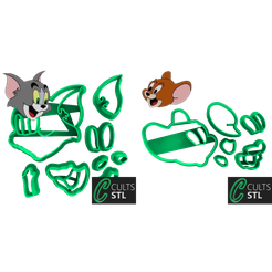 TOM & JERRY・3 3D Models & STL Files to Download・Cults