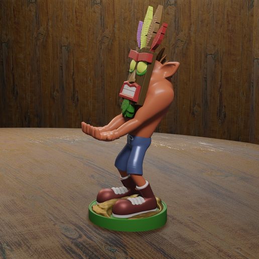 🎛️ CONTROLLER HOLDER / ps4 controller holder crash・ STL File for ・Cults