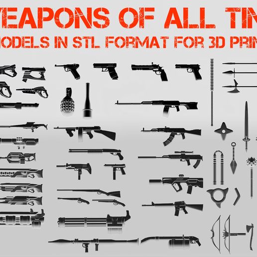 🔫 Weapons of all time - The entire collection, Past, Present & Future ...