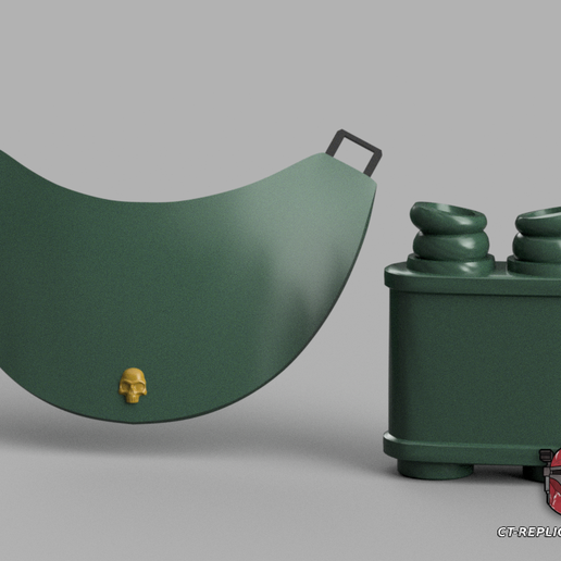 🎭 Cadian Imperial Guardsman Shock Trooper Rangefinder and Chest Armor 1:1 Cosplay Replica・ OBJ ...