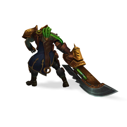 STL file Chemtech Tryndamere League of Legends 3D print model 🎲 ・Model ...