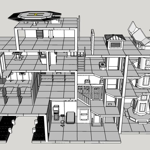 🚧 118 Construction Set - 99 - Cobra Base・ 3D File for 3D printing・Cults