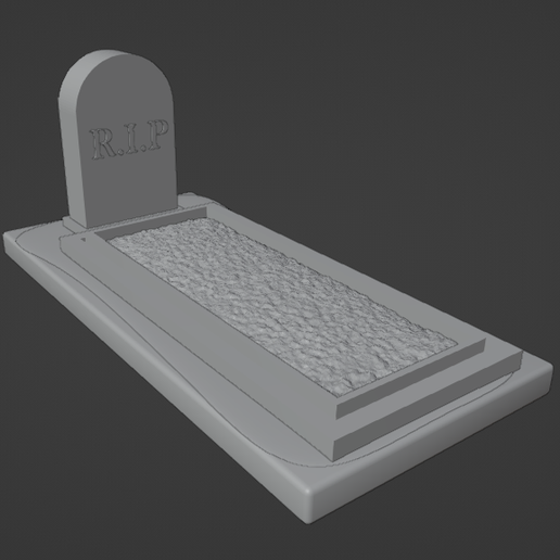 😵 Grave Stone/ Tumba de piedra・Free STL File for ・Cults