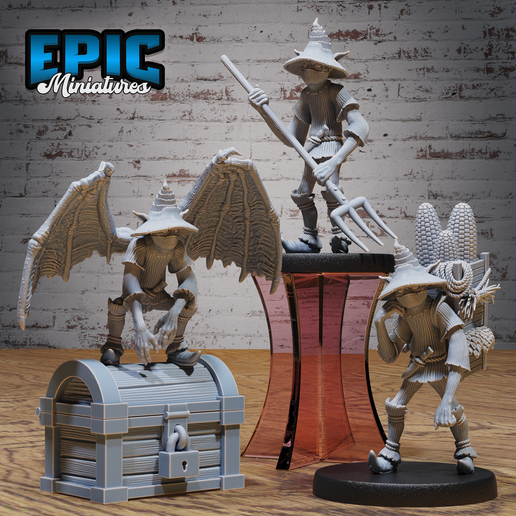 3D file Corn Imp Set ‧ DnD Miniature ‧ Tabletop Miniatures ‧ Gaming ...