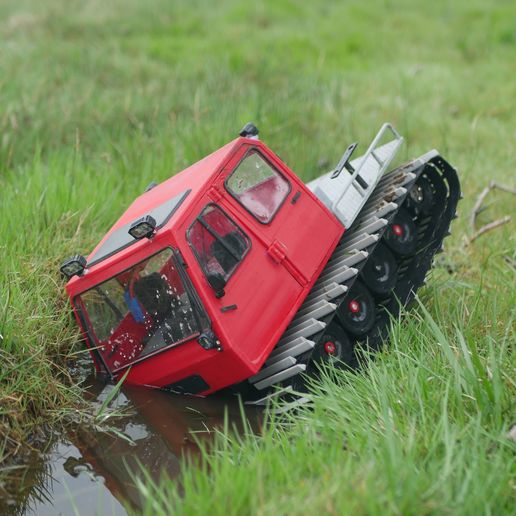 🌨️ 3d Printed 1/10 Pistenbully Scout RC Snowcat・ 3D File for 3D ...