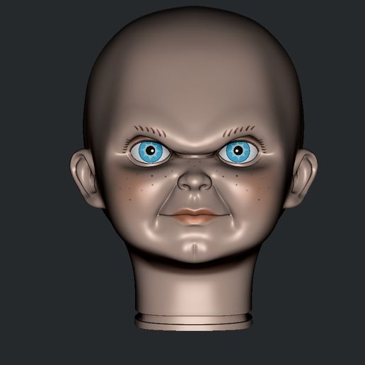 👾 CHUCKY SERIE HEAD・ 3D File for 3D printing・Cults